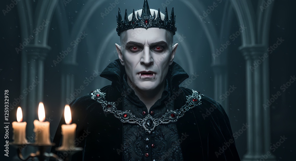 Dark and Dramatic Dracula Stock Art: Vampire Lore, Gothic Architecture ...