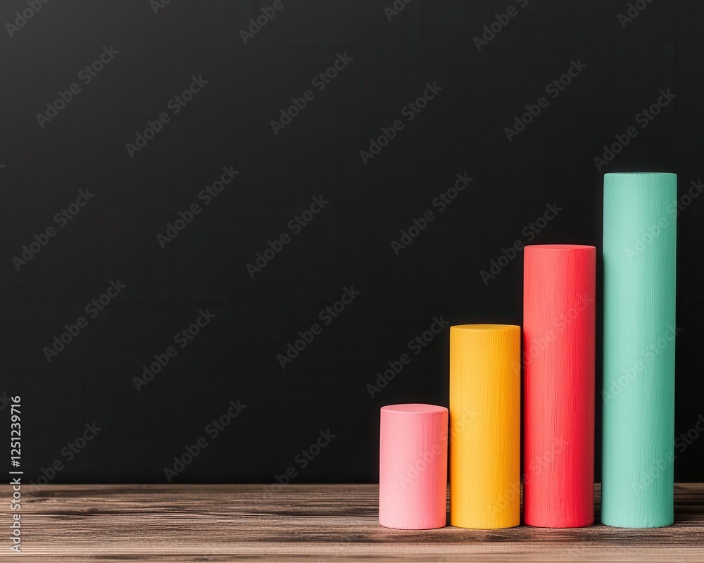 marketing research competition statistics. Glowing bar chart comparing ...