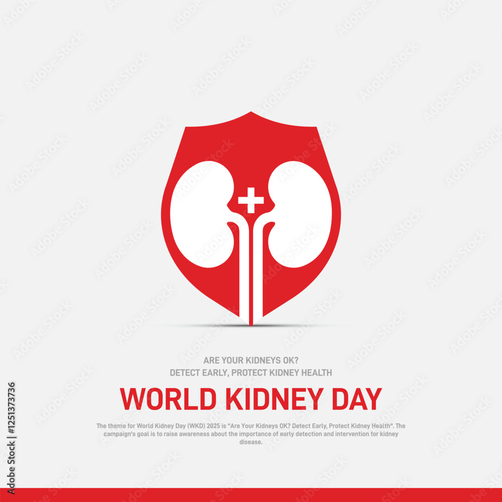 world kidney day 2025. world kidney day creative banner, poster, social ...