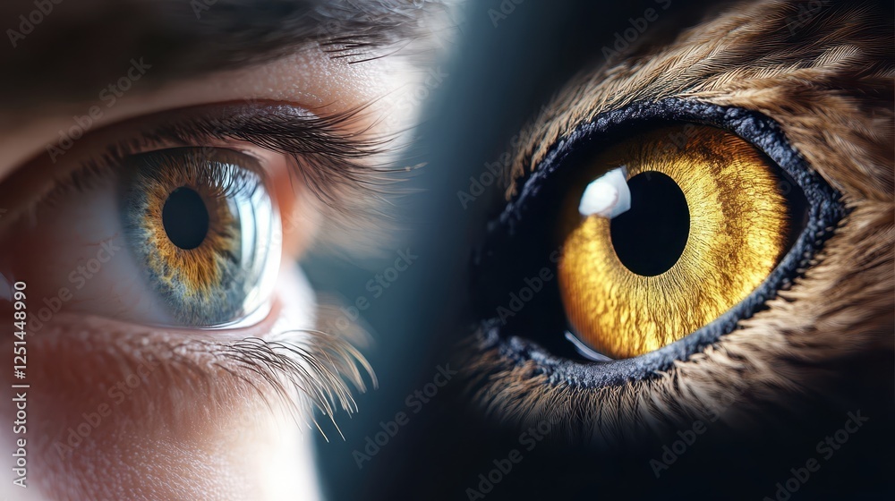 This striking visual highlights the fascinating similarities and ...