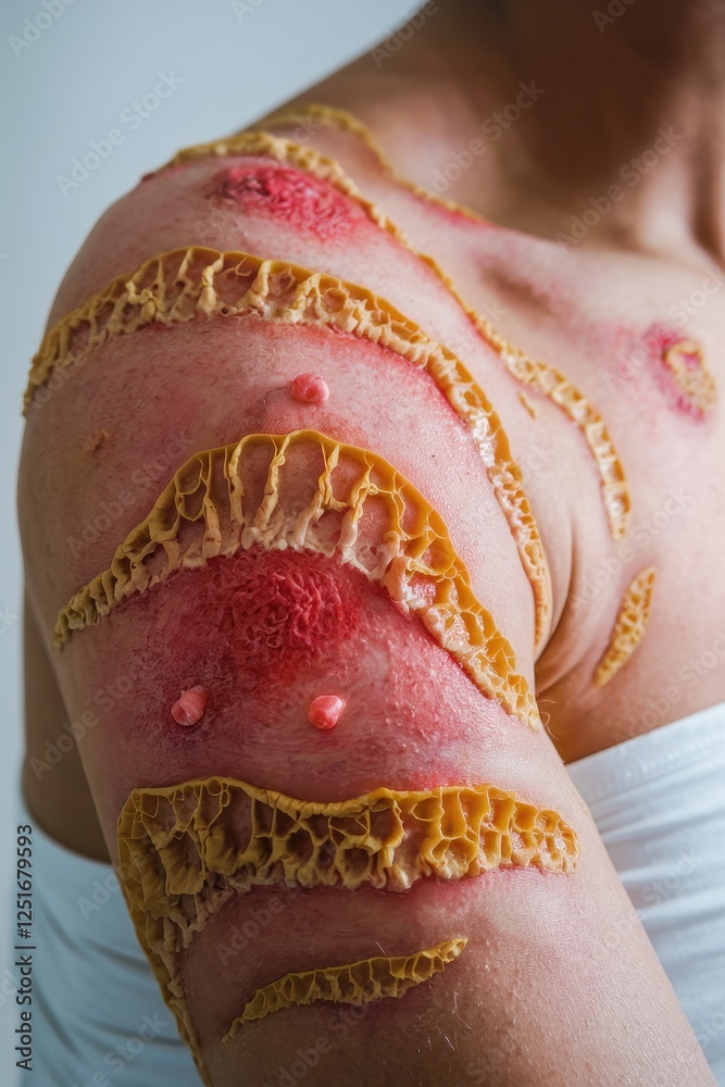 The unsettling art of human body transformation showcasing a unique ...