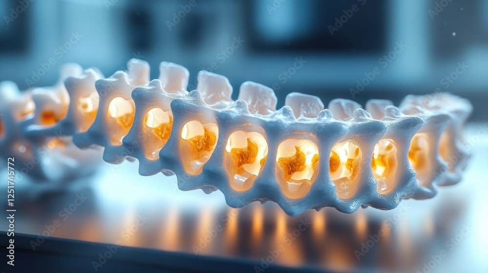 3D Printed Spine Model for Bone Regeneration and Tissue Engineering ...