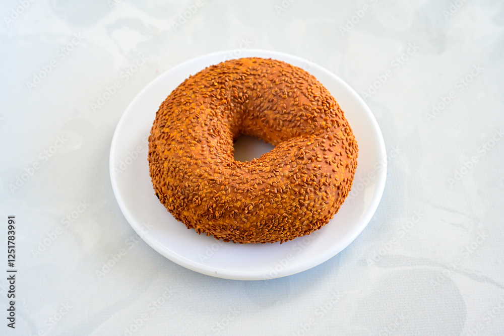 Turkish pastry product , tasty pogaca, acma . Simit, gevrek. Turkish ...