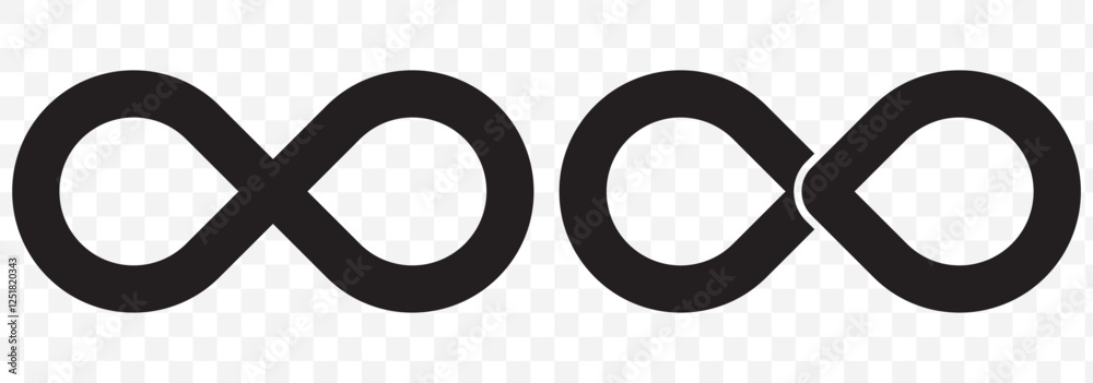 Infinity symbol incorporating the letters "CO," representing endless ...