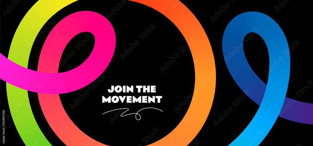 Стоковое векторное изображение «Abstract Color Lines with a Gradient ...