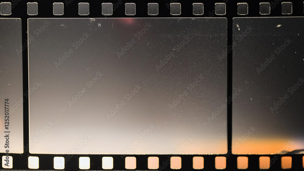 Super 8mm Vintage Film Frame Overlay with Dust, Scratches, and Classic ...