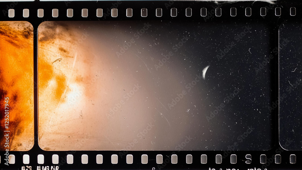 Super 8mm Vintage Film Frame Overlay with Dust, Scratches, and Classic ...