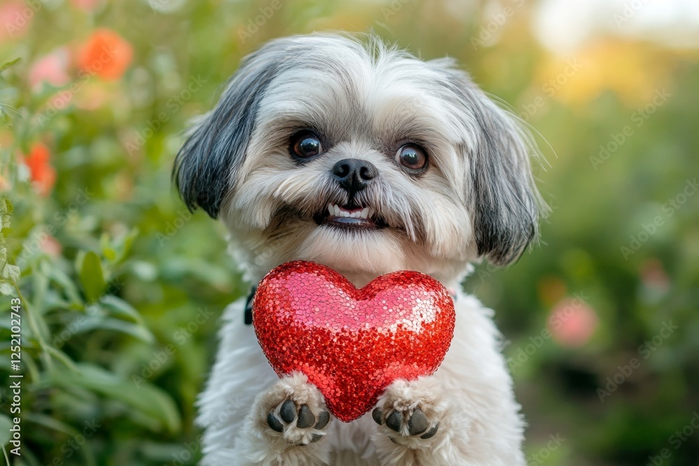 Commercial domestic animal idea layout. Shih tzu - my treasured dog ...