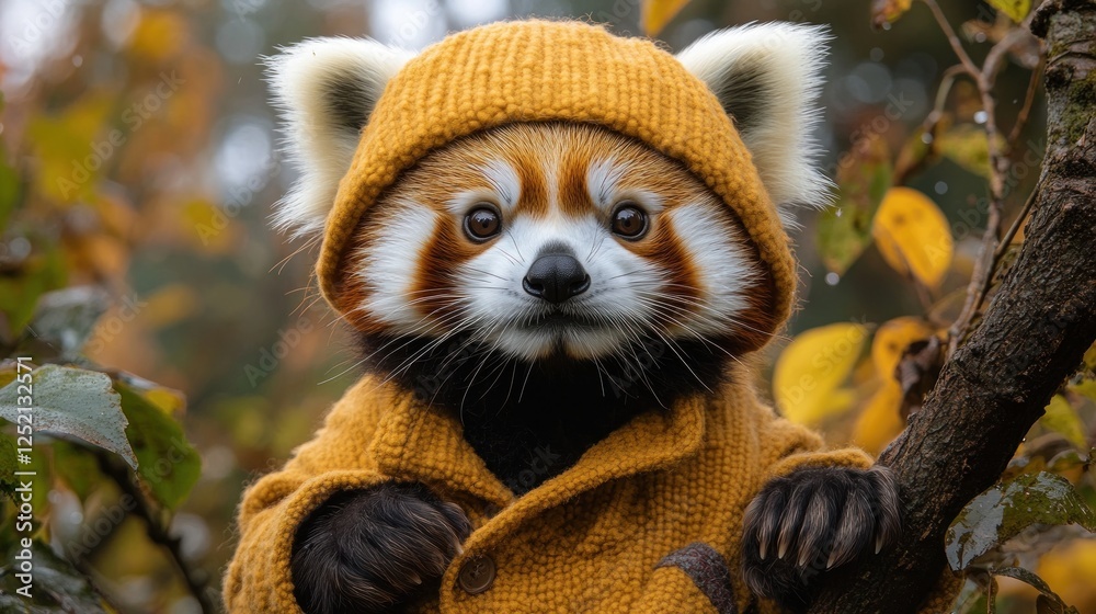 Red Panda in a forest rangera??s outfit, climbing Himalayan trees ...
