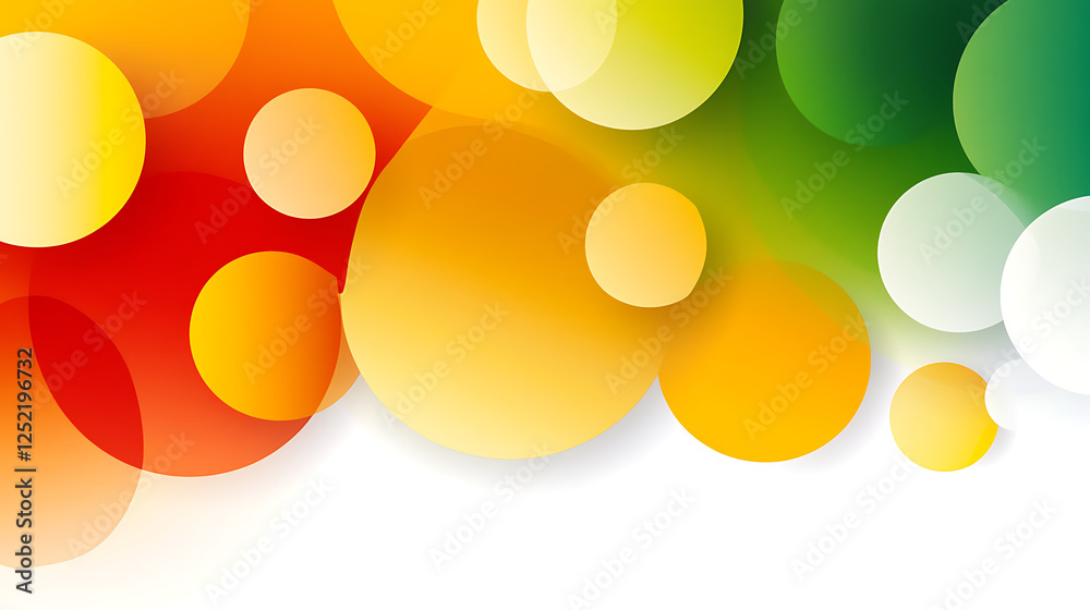 Geometric 4K high-definition wallpaper with circular shapes, 3D desktop ...