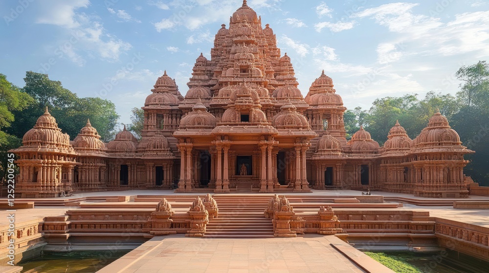 Shri Ram Mandir Temple Ayodhya Birthplace of Lord Rama Architecture ...