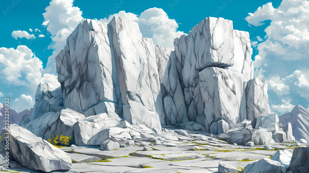 Marble known as non foliated metamorphic rock originates from ...