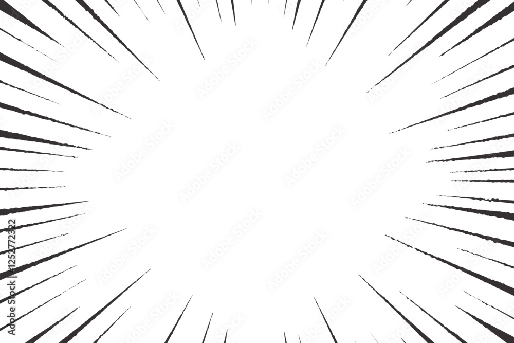 Speed lines background. Comic radial concentric action rays effect ...