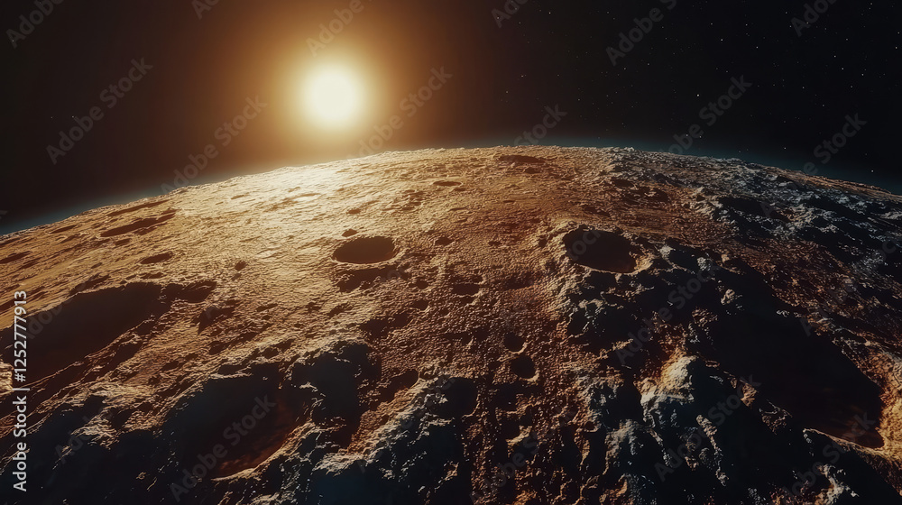 Red planet turnaround animation, Mars globe with textured surface ...