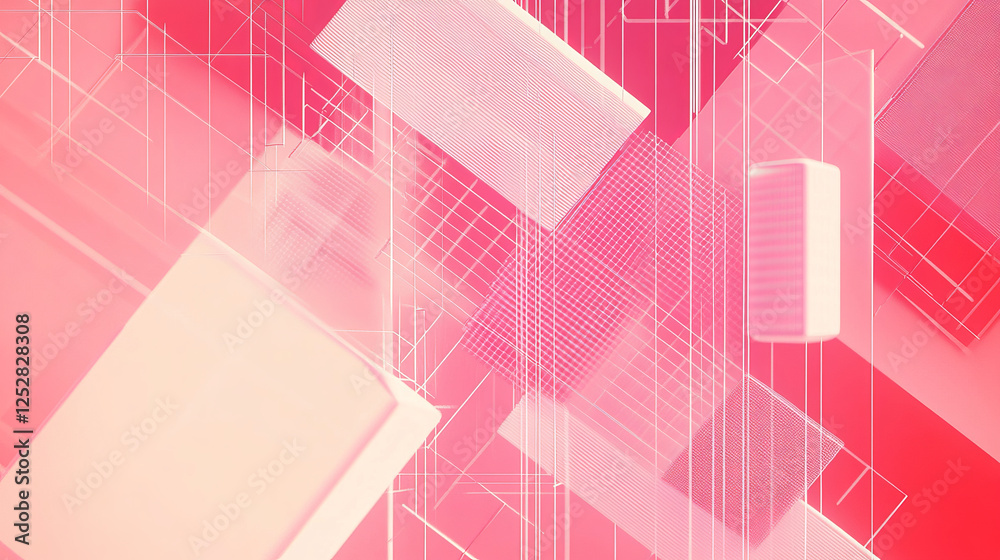 Y2k design template for poster or banner with grid and bitmap pixel ...