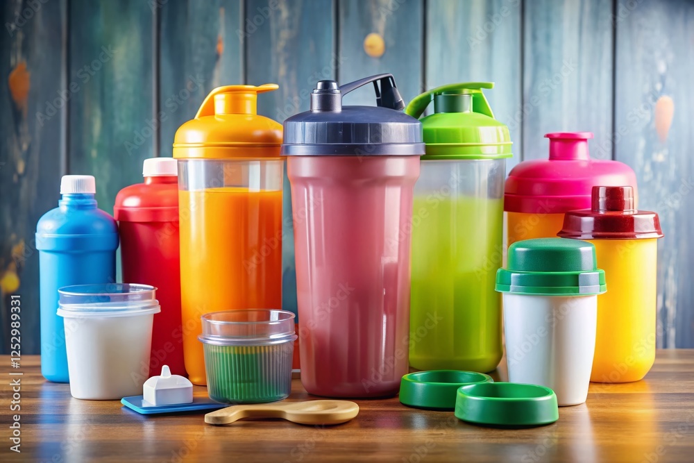 Fitness Nutrition: Protein Containers & Blender Bottles - Assorted ...