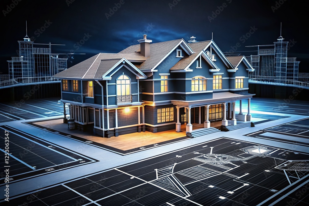 Black Background Architectural History Urban Design White Space ...