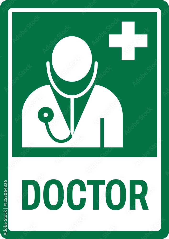 emergency and first aid safety signs v2 uppercase text_doctor_portrait ...