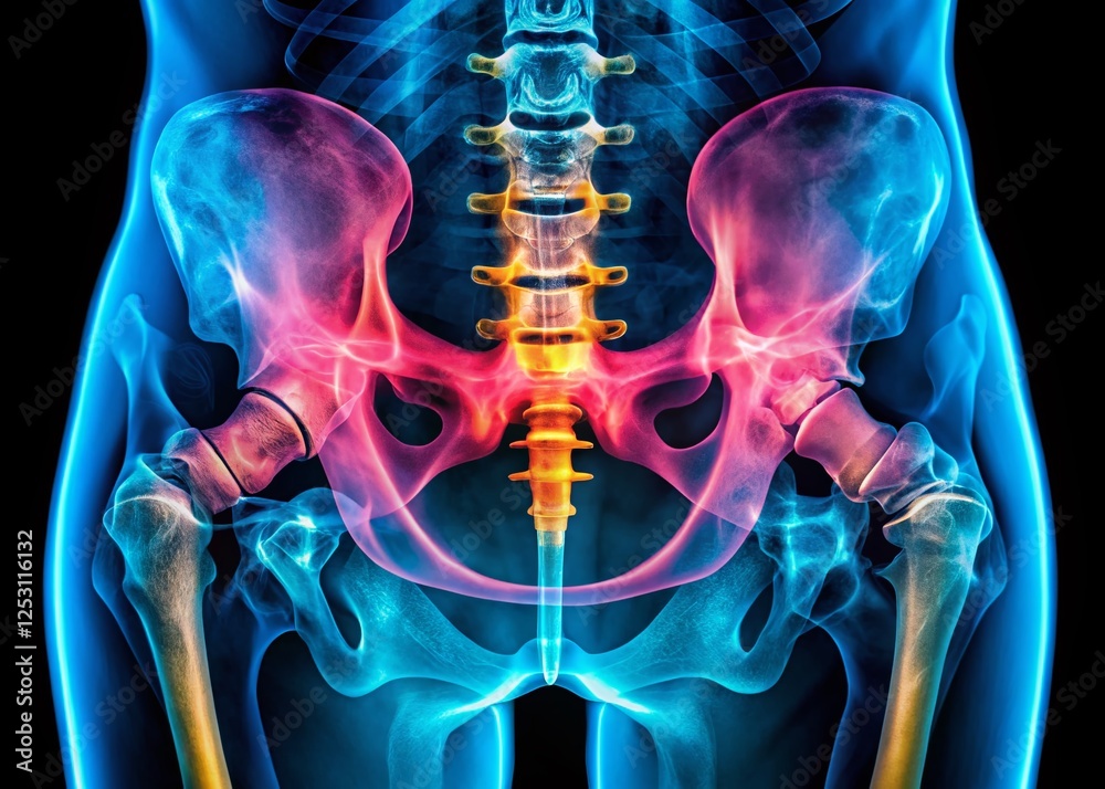 Panoramic X-Ray: Pelvic Fracture Repair with Screws, Rods & Ilio-iliac ...