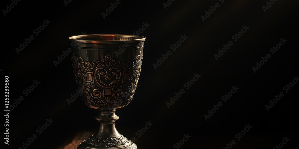 This holy chalice symbolizes the Eucharist, embodying spiritual unity ...