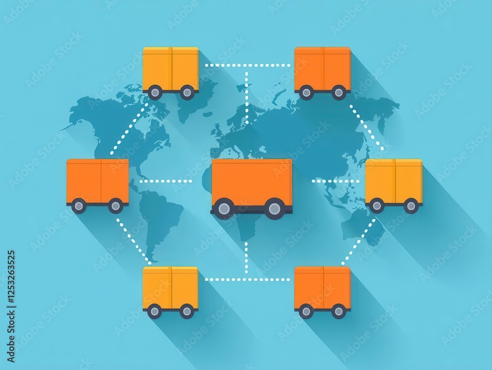 inventory management system replenishment. Creative infographic showing ...
