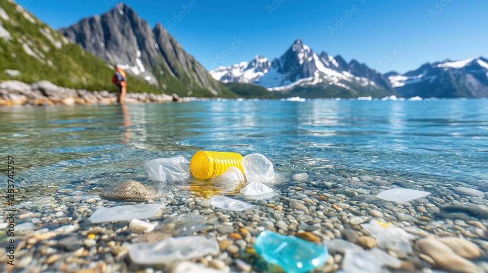 Plastic pollution in glacial waters highlights environmental concerns ...