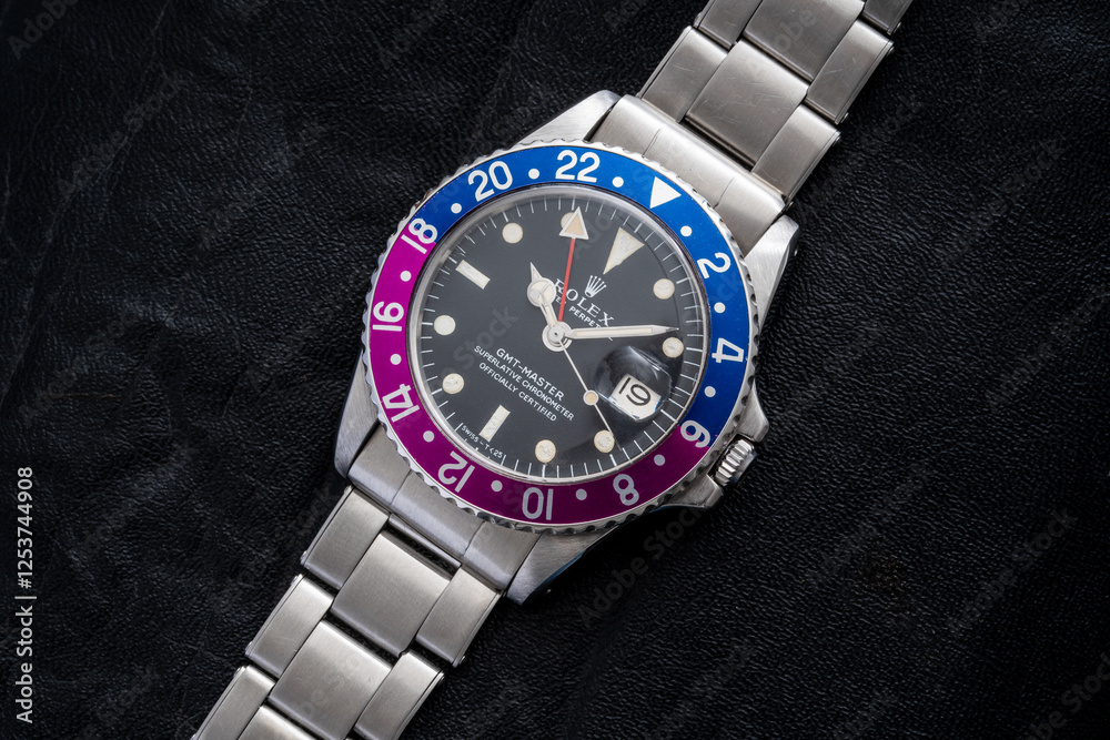 Rolex watch, GMT master model, reference 1675. Self-winding watch ...