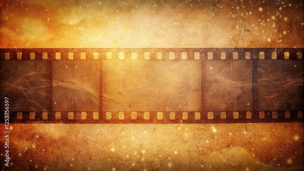 Vintage grainy background with aged film effect and soft brown hues ...