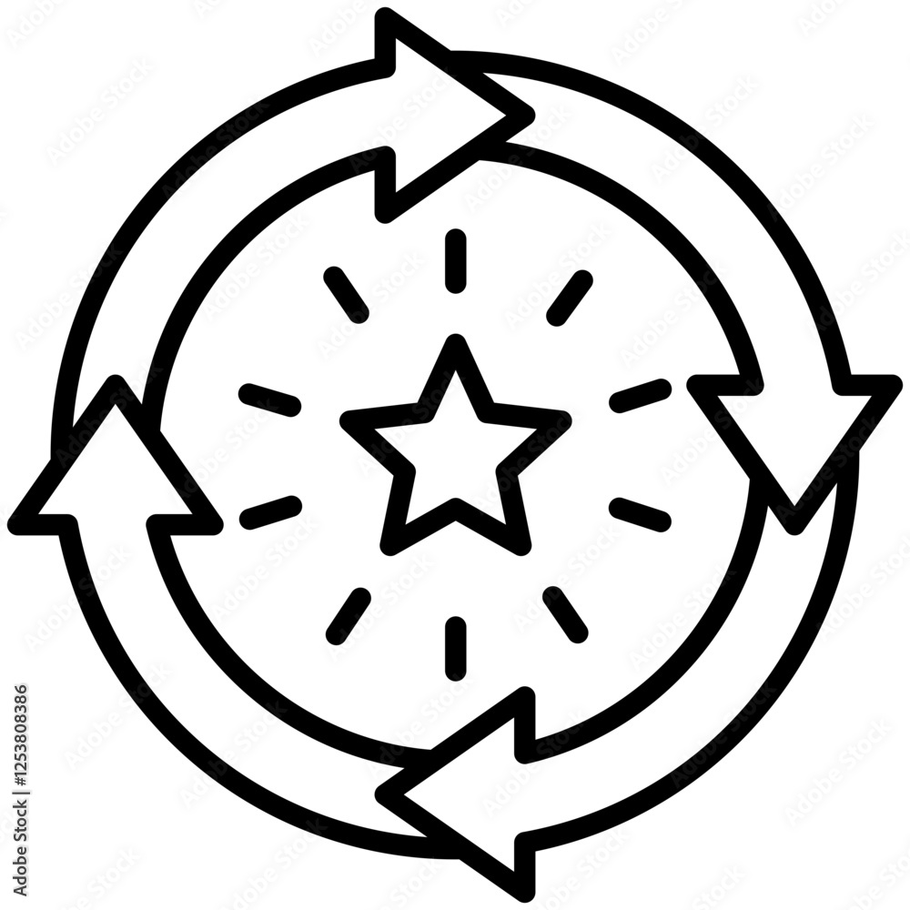 Experiential Learning Icon Stock Vector | Adobe Stock