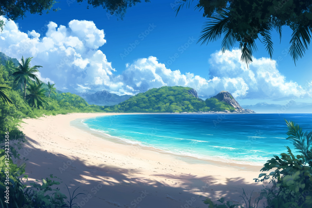 Beach, a picturesque oceanfront destination for locals and tourists ...