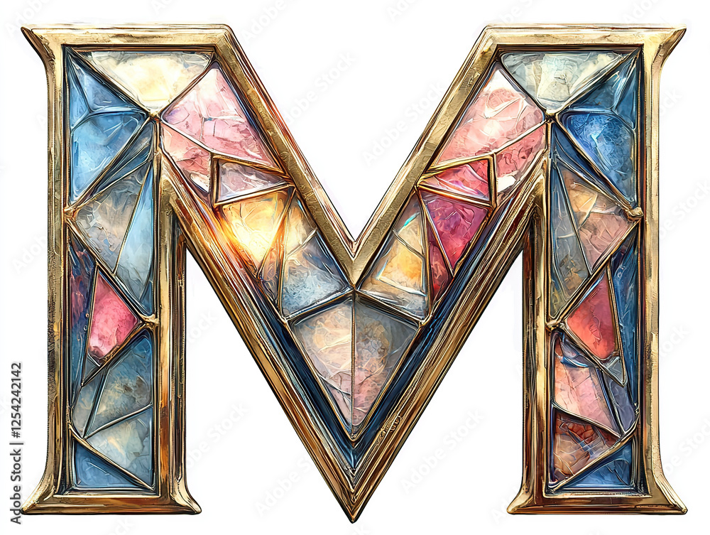 Ilustración de Stock metal glass font, futuristic font, metallic font ...