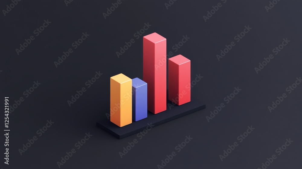 Ilustracja bez tantiem: Data visualization insights bar graph analysis ...