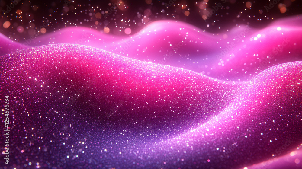 digital wave with flowing particles symbolizes the complexity and ...