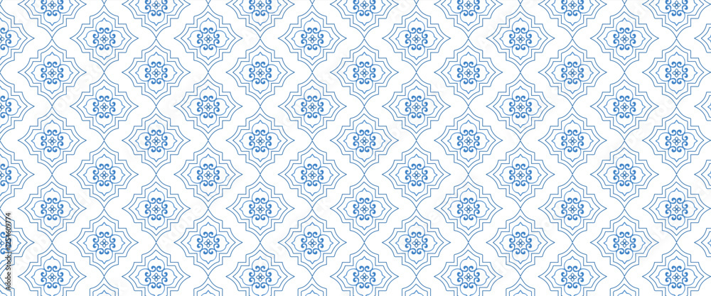 Islamic Seamless geometric pattern in authentic arabian Subtle simple ...