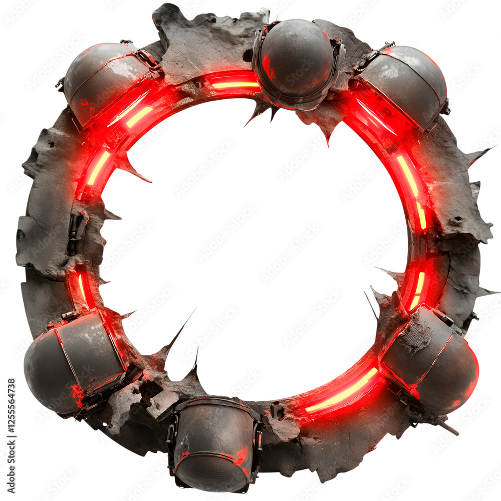 Post Apocalyptic Token Border Frame Bundle DnD | Digital Token for DnD ...