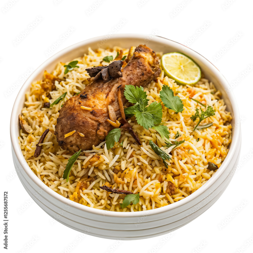 biryani top view isolated on transparent, biryani Asian Food, Png Stock ...