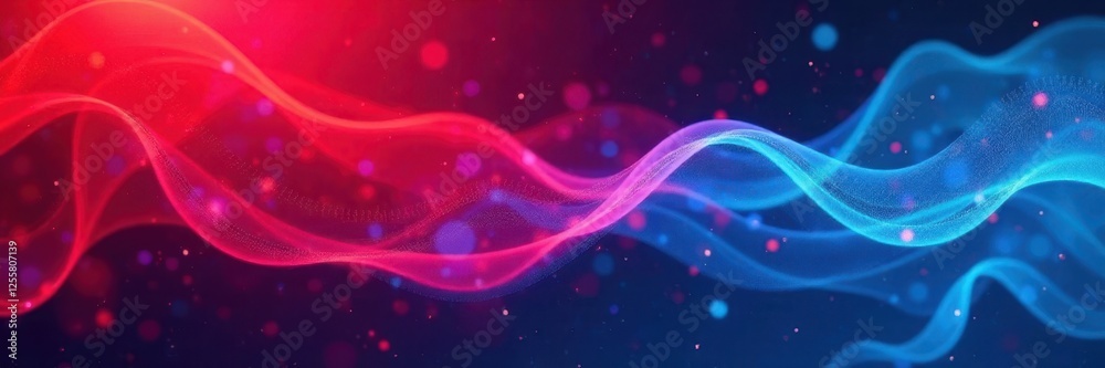 Red and blue gradient overlay on certificate design, certificate, seal ...