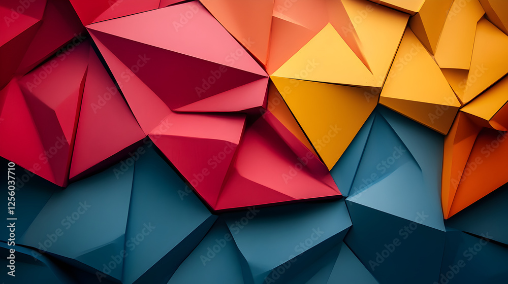 un fondo con textura de figuras geometricas coloridas en tercera ...