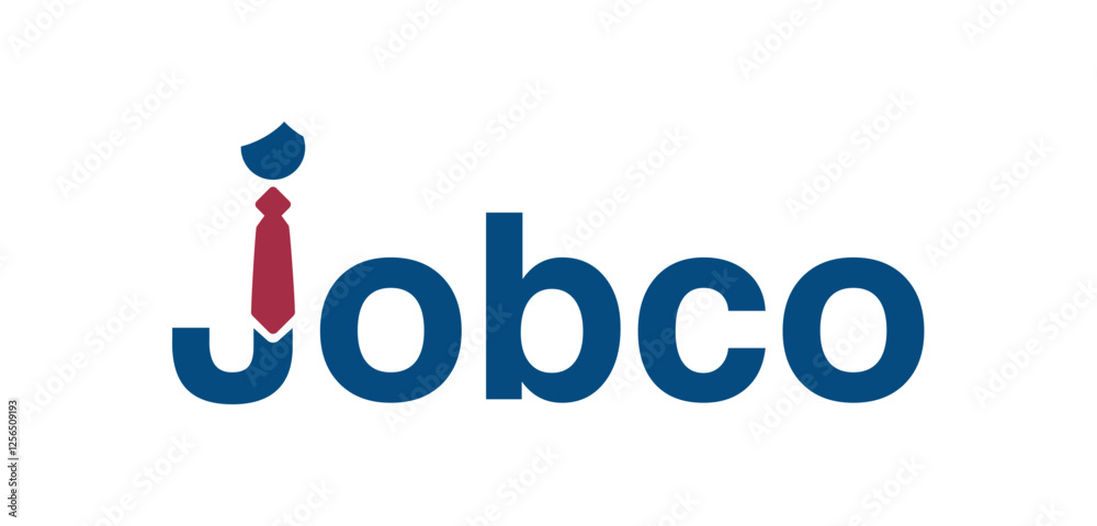 Job Co employment logo design represents career growth and professional ...