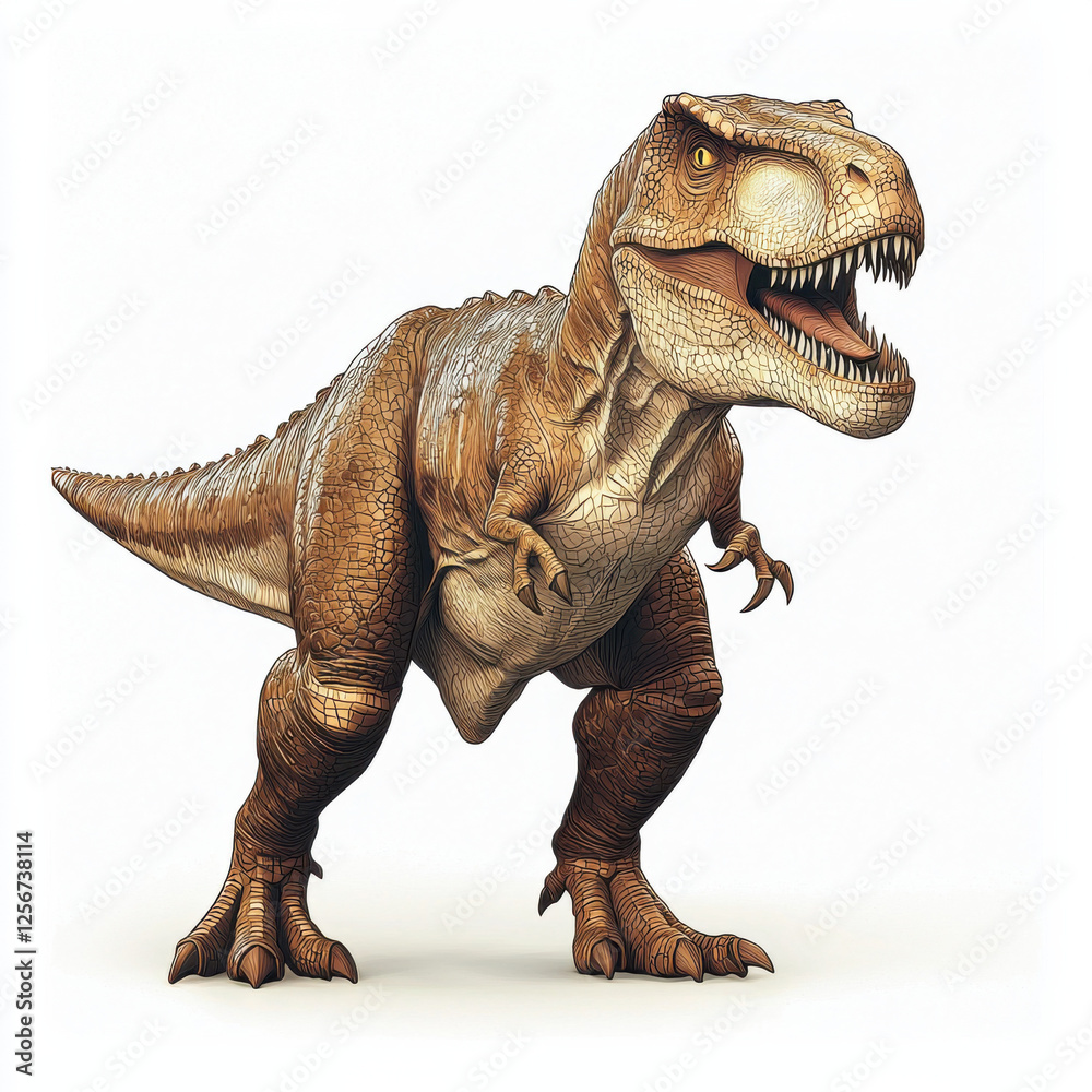 Tyrannosaurus rex Characteristics: A carnivorous dinosaur with strong ...