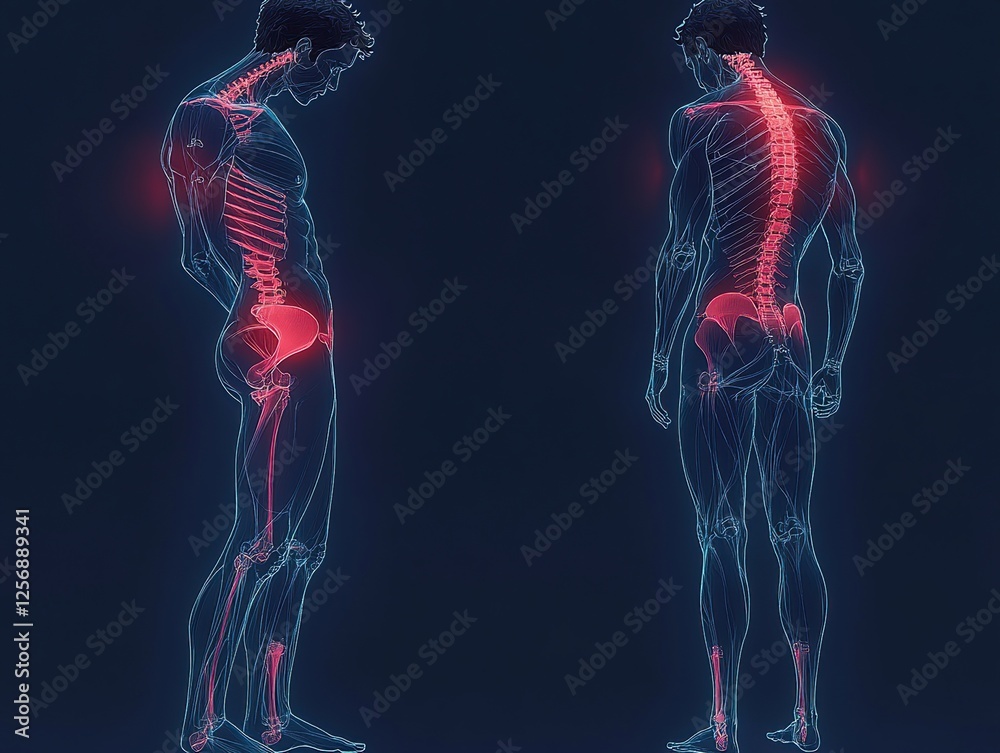 Understanding Human Anatomy: Skeletal System and Muscle Structures ...
