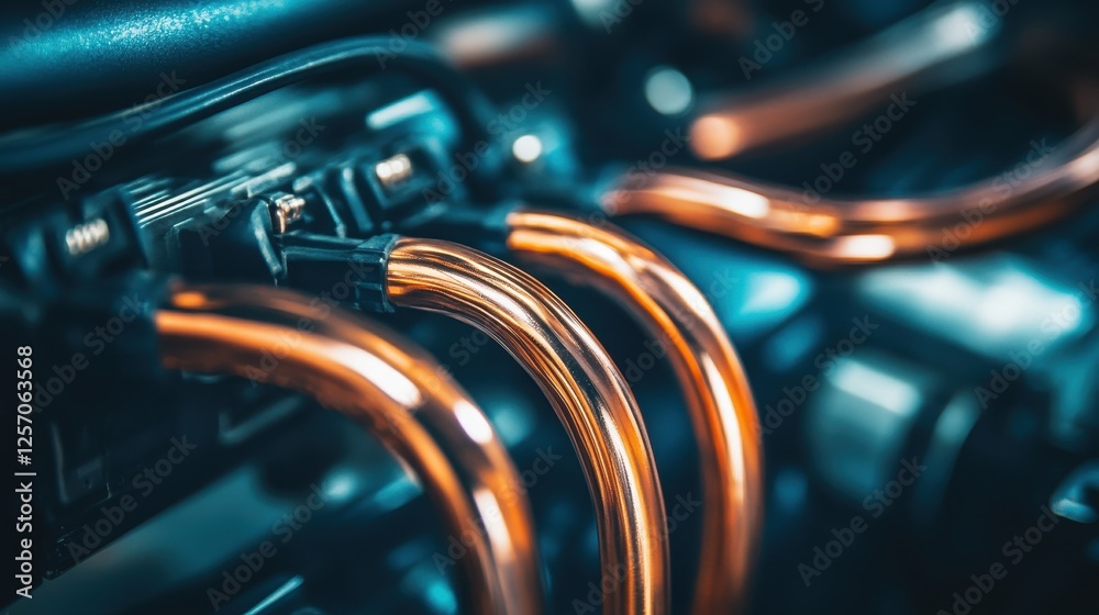 Copper cables are highlighted as essential components in modern ...