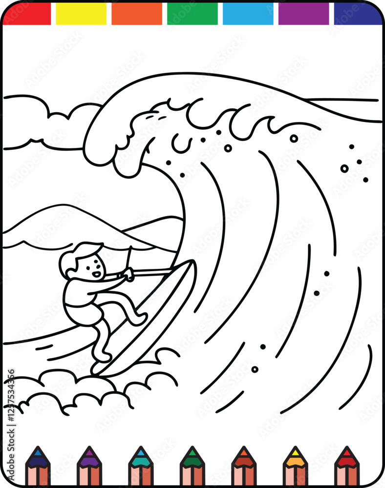 Hurricane Storms and Strong Winds Fun Coloring Page for Natural ...