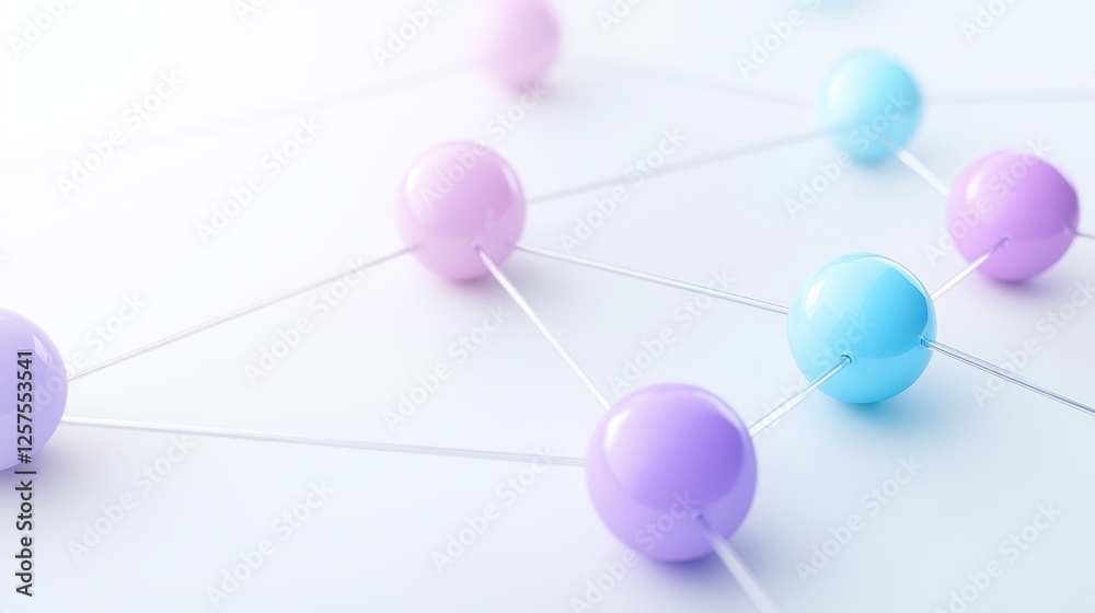 Structure Flowchart Network Visual Representation Of A Network Structure Showing Linked