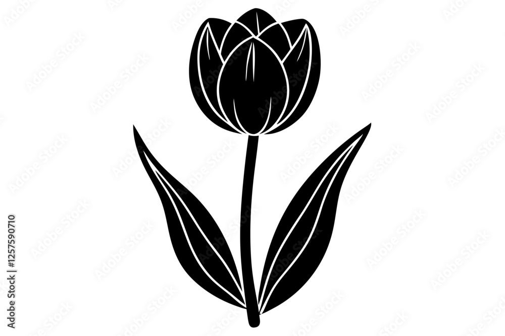 High-Quality Tulip Vector Illustration - SVG, PNG, EPS, AI, and PSD ...