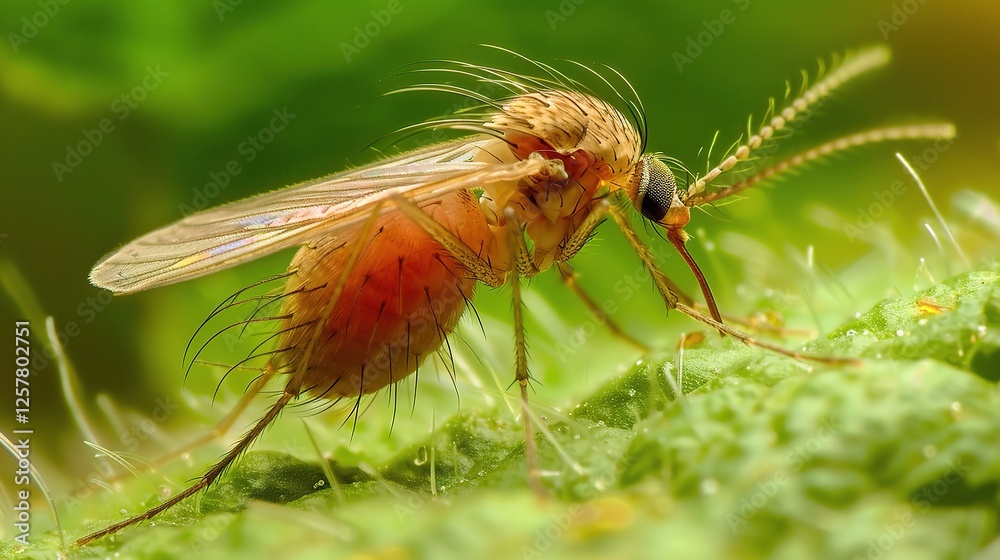 Stock-Illustration „Plasmodium, a type of single celled parasite that ...