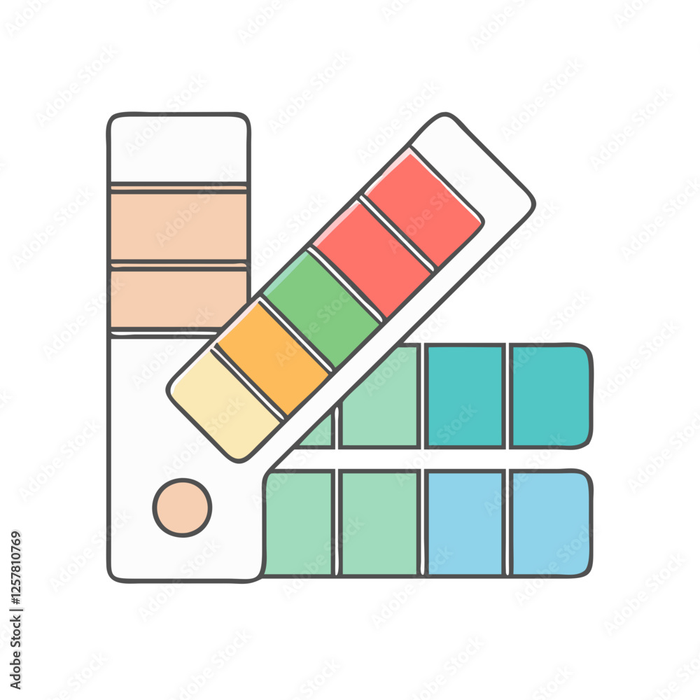swatches icon, swatches vector illustration-simple illustration of ...