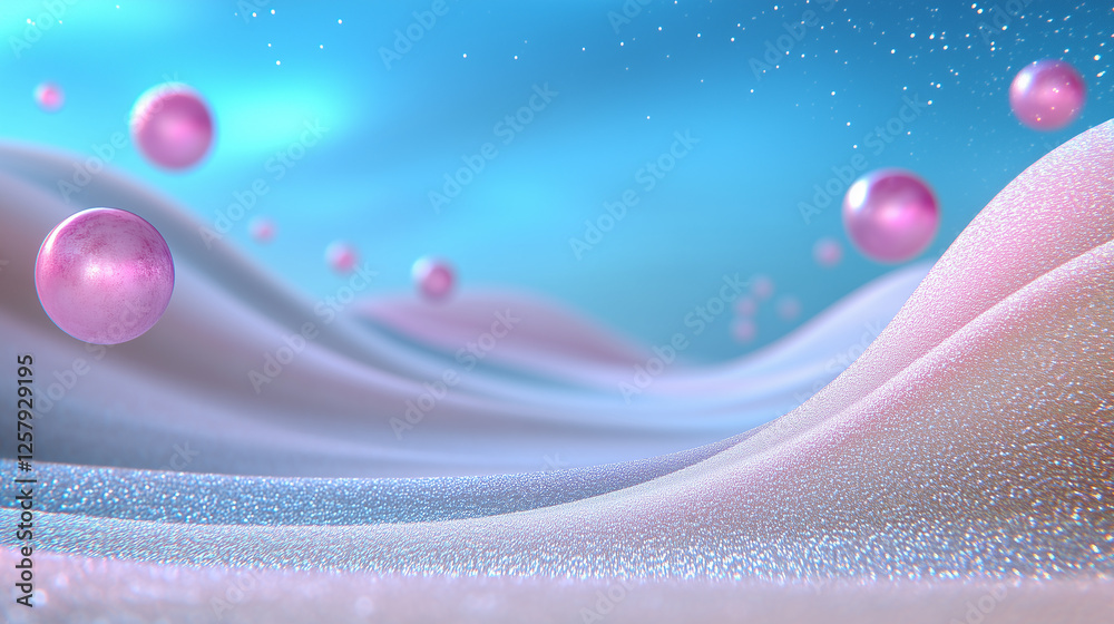 abstract background with bubbles. Minimalist futuristic texture with ...