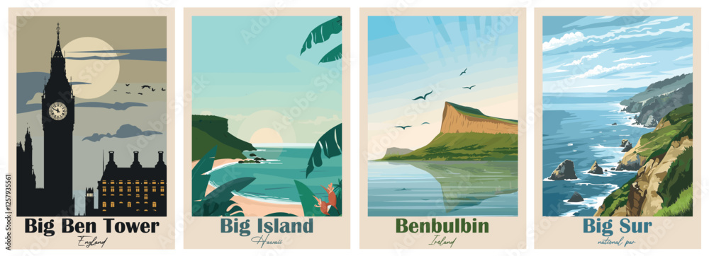 Benbulben, Ireland, Big Ben Tower, England, Big Island Hawaii, big sur ...