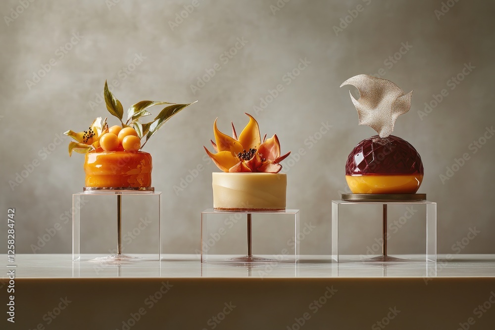 Sculptural exotic fruit pastries showcase modernist pastry innovation ...